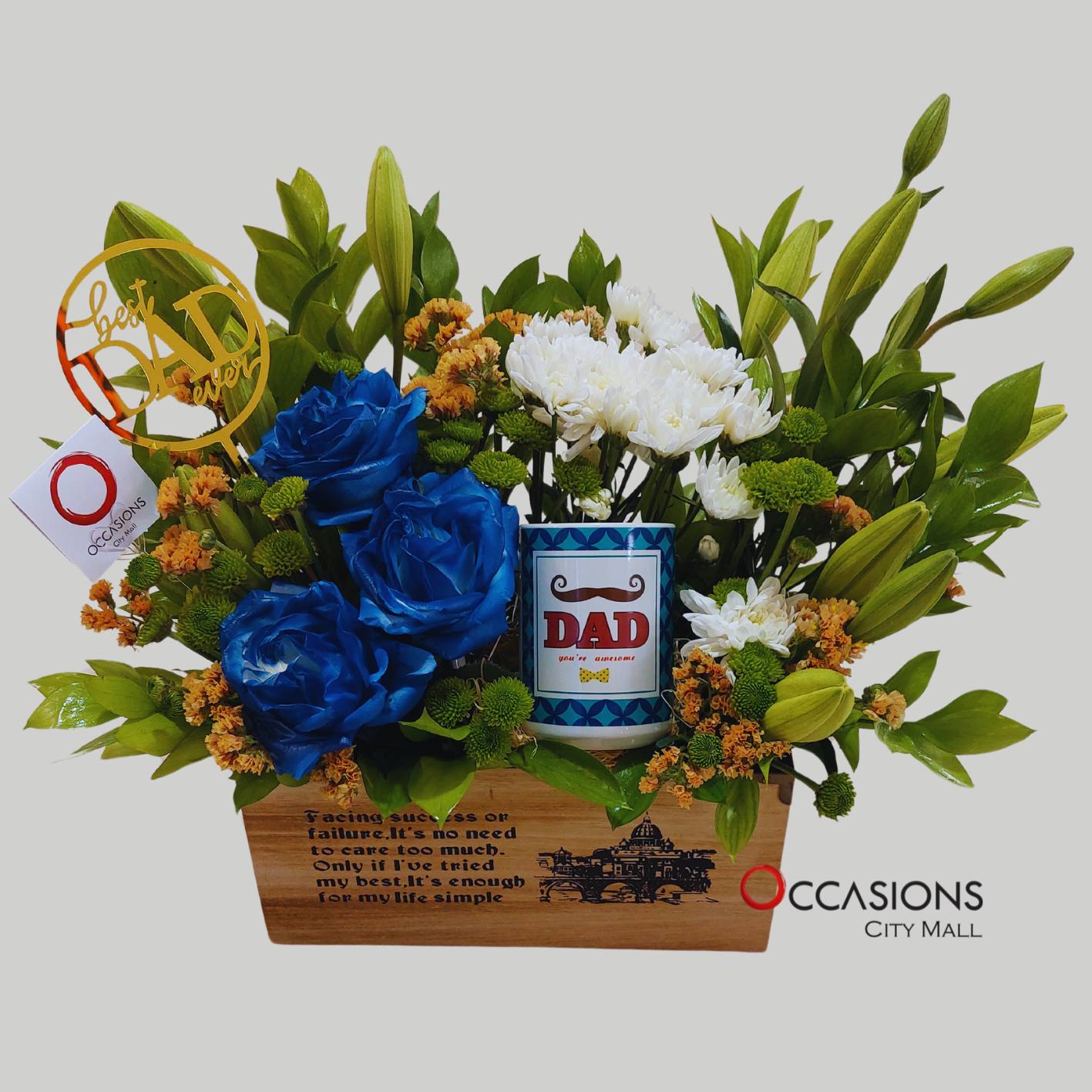 Dad Flower Arrangement - father's day gifts in Amman Jordan